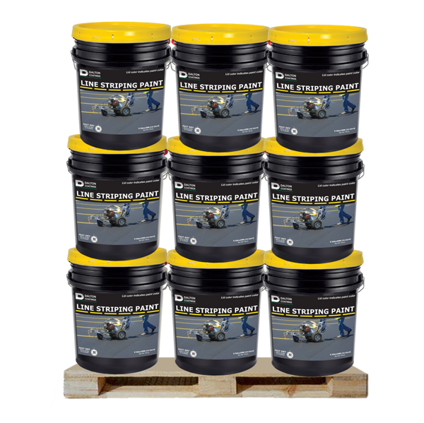 5gal. YELLOW Traffic Paint (24 units, 1 pallet) - Crack•Stix®